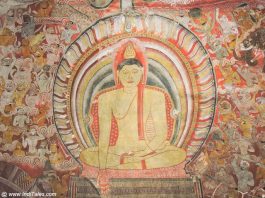 Dambulla Cave Temple Beautiful Wall Murals - Inditales
